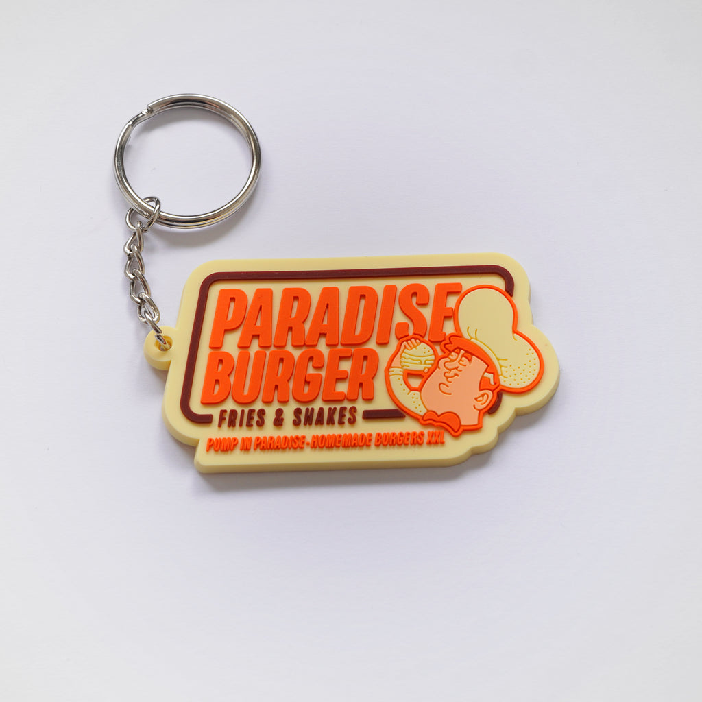 PARADISE BURGER KEYRING – Pump In Paradise